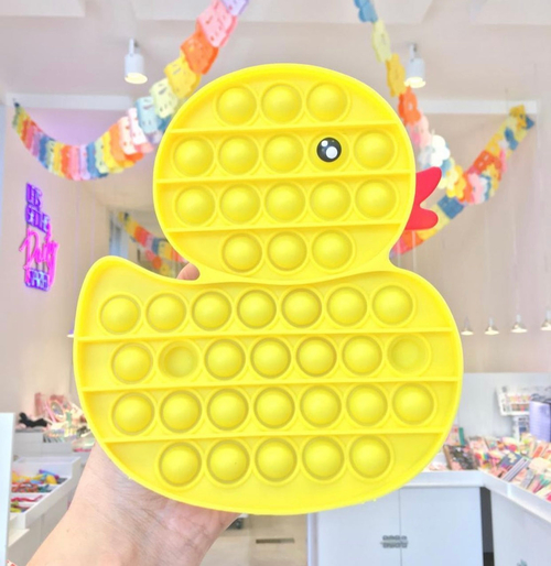 Spocket | Dropship | Jumbo Push Pop Fidget Sensory -Yellow Duck collection